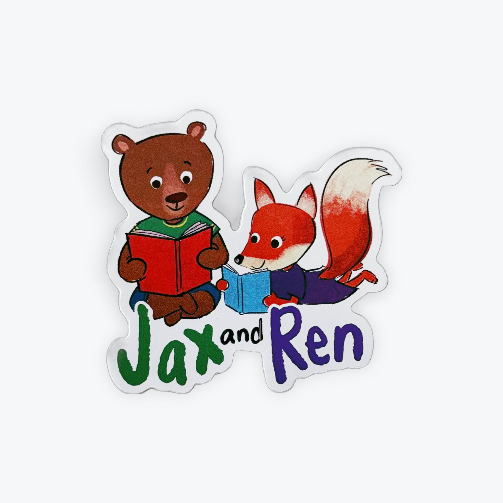 Jax and Ren Reading Sticker | Decode by Heart